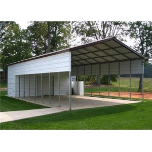 Quality Steel Garage Buildings With Shed Any Size Optional for sale