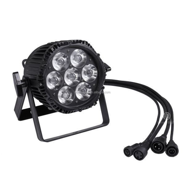 Quality Waterproof Uplight 7*18W 7*12W IP65 LED Par Light For Indoor / Outdoor Stage Lighting for sale