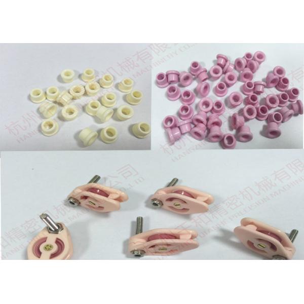 Quality High polish Ceramic Wire Guide Pulley HRA88 hardness for coil winding machine for sale