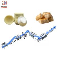 Quality 1000kgs/Hr High Yield Dough Sheeter Machine Automatic Fruit Pie Production Line for sale