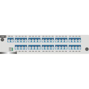 Quality 1U rack 100GHZ AWG 40 Wavelengths Multiplexing/Demultiplexing Card for high for sale