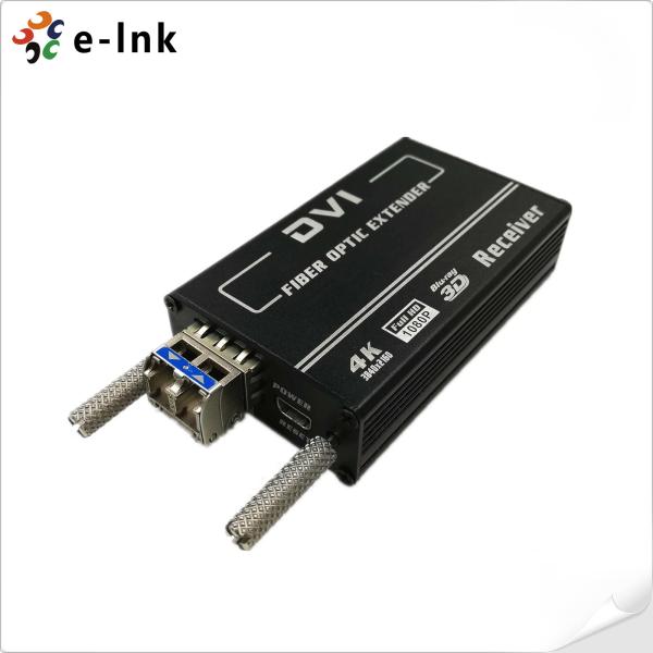 Quality Mini 4KX2K DVI Fiber Transceiver SM10-80KM Manual EDID for sale