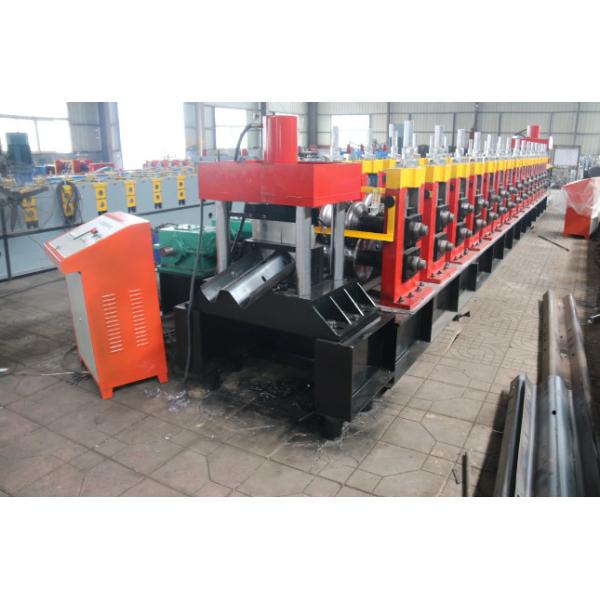 Quality PLC Highway Guardrail Forming Machine 80mm Roller Diameter for sale