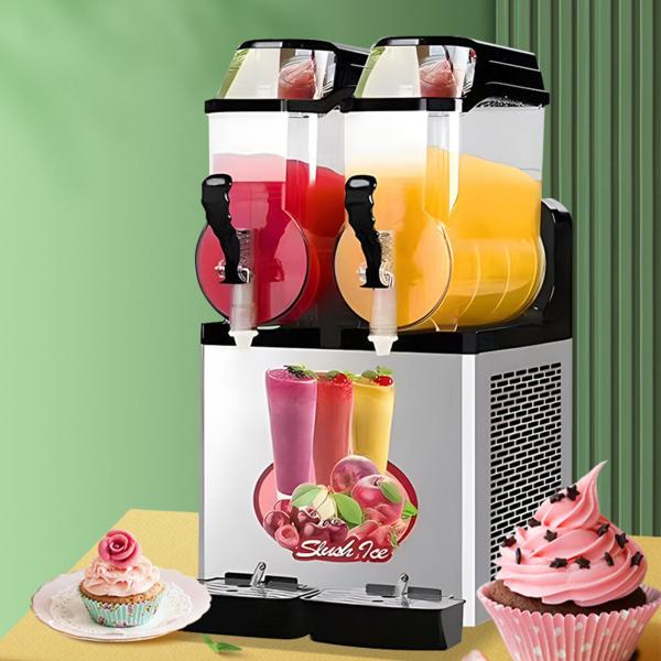 Quality Food beverage Commercial Slush Machine Slush Ice Drinking Free Standing for sale