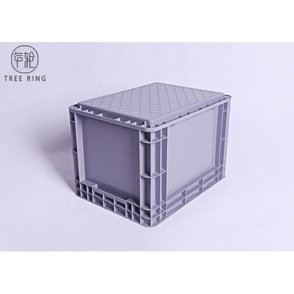 Quality 26 Liter Euro Stacking Large Stackable Plastic Storage Bins With Lids 400 * 300 for sale