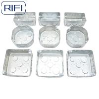 Quality Square/Handy/Octagonal Steel Box With Screw 4"x4",4"x2"Metal Boxes for sale