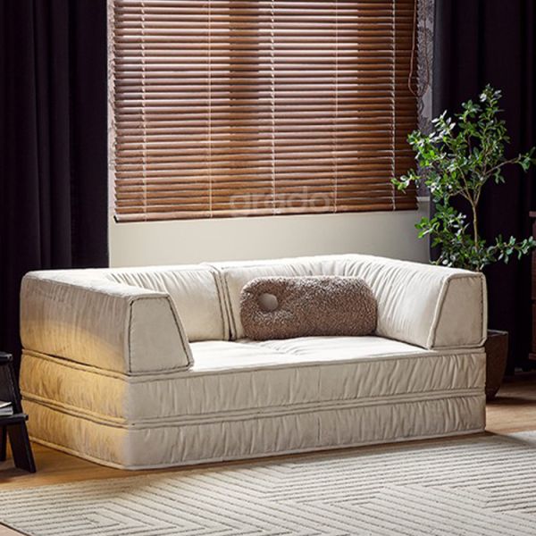 Quality MOYI Compressed Sofa Vacuum Roll Packed in Box Fabric Sponge Compression Sofa Set for Living Room Direct Factory for sale