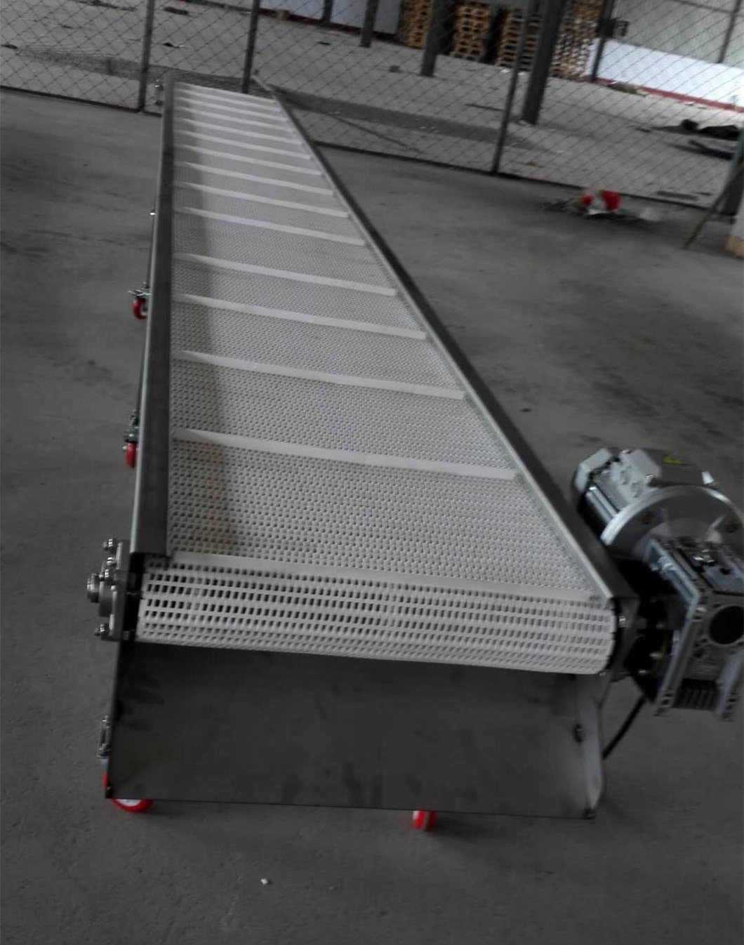 Plastic Modular Belt Raised Rib 4809 Straight Running Conveyor Belt