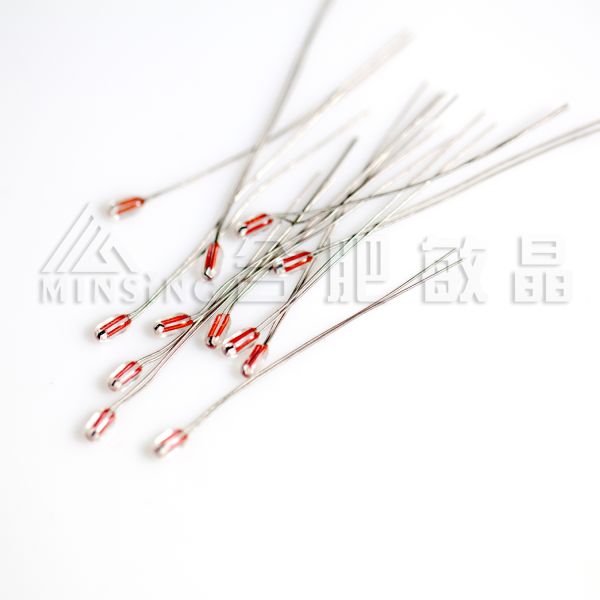 Quality Radial Glass Encapsulated NTC Thermistor For Temperature Minsing High Delicacy for sale