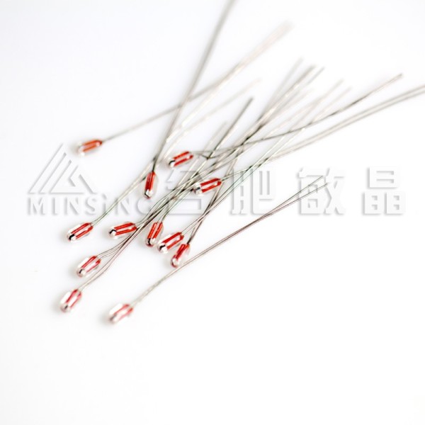 Quality Radial Glass-Encapsulated NTC Thermistor MF58 100KΩ B3950 High Sensitivity for Temperature Sensing for sale