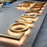 Quality Custom design led store sign 3d Letter store sign Back Light building Custom for sale