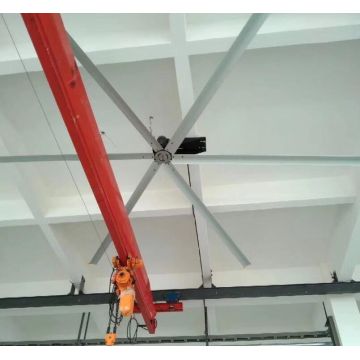 Quality Industrial Air Circulating Big 6 Blade HVLS Ceiling Fan for sale