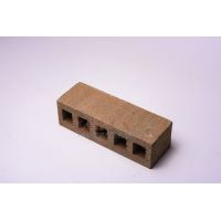 Quality Different Textures Extruded Clay Hollow Blocks With 5 Holes for sale