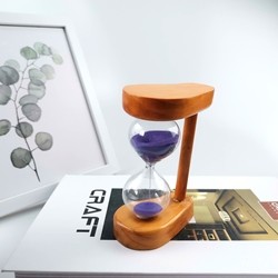 Quality Wholesale Promotional Wooden Sand Timer Hourglass For Kids for sale