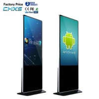 Quality CH 55" Inch IPS LCD Touch Screen Digital Signage Floor Stand with Built-In CMS for sale