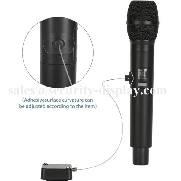 Quality Double Sided 3M Adhesive Retractable Security Cable Lock For TV DVD for sale