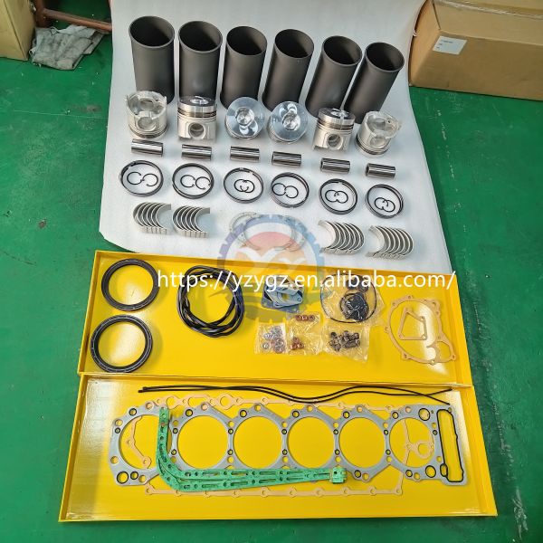 Quality 6SD1 Overhaul Rebuild Kit 6SD1 Full Gasket Kit for Isuzu 6SD1 Diesel Engine Cylinder Liners Piston&Rings Bearings Washer for sale