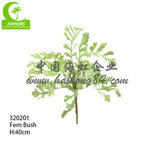 Quality Anti Aging Beautiful 40cm 16pcs Artificial Fern Leaf For Landcaping for sale