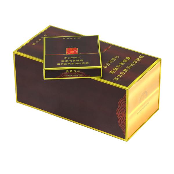 Quality Custom Design Printed Blank Packaging Box , Cardboard Cigarette Box Case for sale