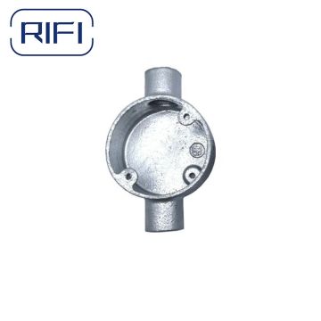 Quality 20mm Through Way Circular Junction Box For Surface Mounting BS4568 Standard for sale