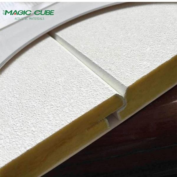 Quality Square Fiberglass Acoustic Ceiling Panels Environment Friendly High Performance for sale