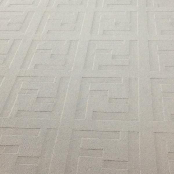 Quality Medium Pile Handmade Tufting White Color Carpet and Rug Custom Design for Modern for sale