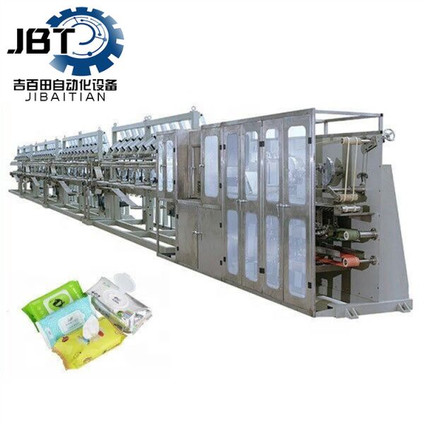 Quality High Speed Non Woven Fabric Wet Wipe Production Line for Customized Folding Styles for sale