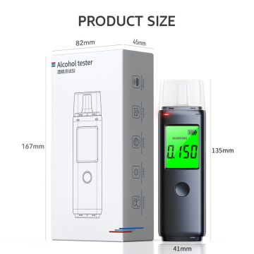 Quality Professional Breathalyzer Alcohol Tester Accurate Bac Tester With Semiconductor for sale