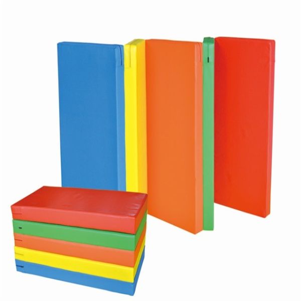 Quality Customized Logo Availabled Gymnastic Exercise PVC Folding Mat for Fitness Interlock for sale