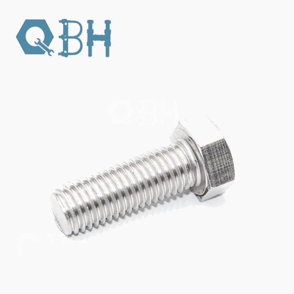 Quality 304 M2-M20 Steel Hex Bolt Plain Surface Treatment for sale