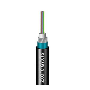 Quality 6 8 12 Strand Armored Fiber Optic Cable Uni Tube GYXTS For Pipeline Installing for sale
