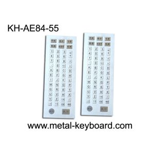 Quality 55 Keys Industrial Metal Keyboard Anti Vandal With Customized Layout for sale