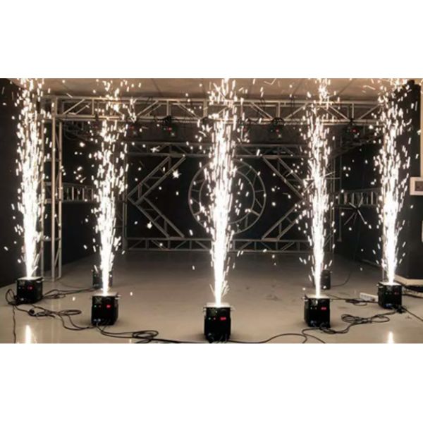 Quality DMX Electric Titanium Powder Cold Sparklers Stage Fountain Firework Pyrotechnic for sale