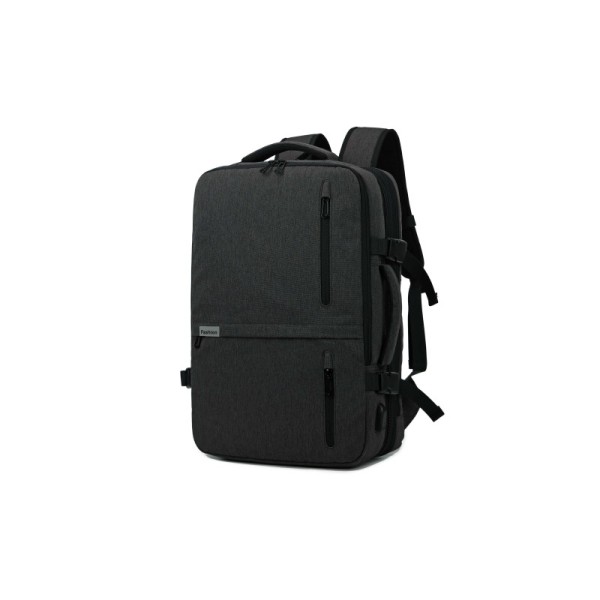 Quality Black Business Men'S Executive Backpack With Zipper Closure for sale