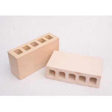 Quality Cream Yellow Hollow Clay Brick With Rough Surface For Building Construction for sale
