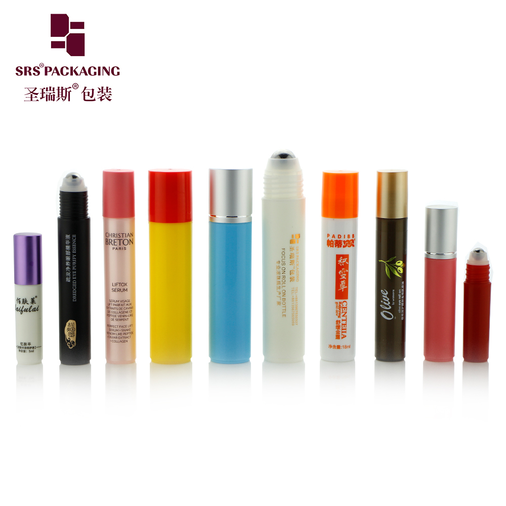 Quality RPP RPA 2ml ~ 35ml PP PCR Plastic Roller Ball Roll On Bottle With Plastic for sale