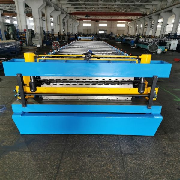 Quality TR18 Iron Metal Roof Panel Machine Double Layer Roll Forming Machine for sale