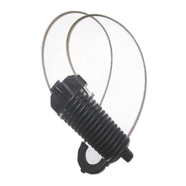 Quality FTTH ADSS Aerial Cable Suspension Clamps , Stainless Fiber Cable Tension Clamp for sale