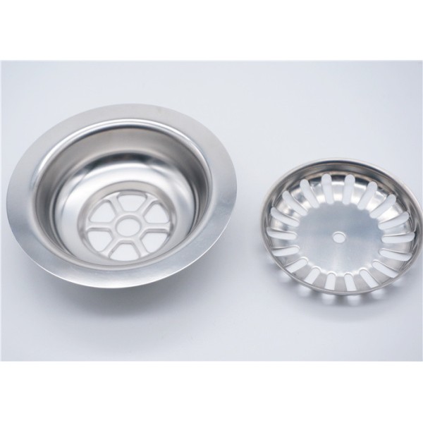 Quality Waterproof Kitchen Sink Drain Catcher , Sink Strainer Plug Stainless Steel for sale