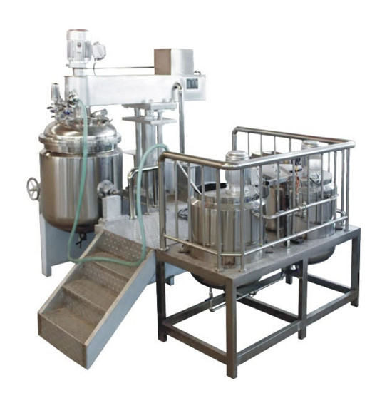 Quality SUS316 Cosmetic Skin Cream Mixing Machine Vacuum Emulsifying Homogenizer for sale