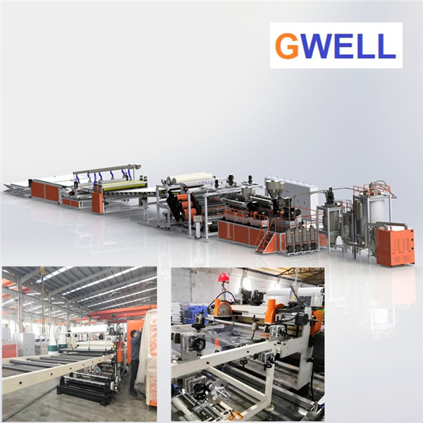 Quality Customizable pattern PC/PMMA Sheet Extrusion Line, Single Screw high transparenc for sale