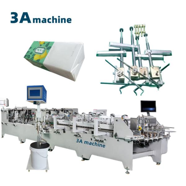 Quality Durable CQT 900YG-2 Automatic Carton Box Folder Gluer with Water Soluble Cold Glue for sale