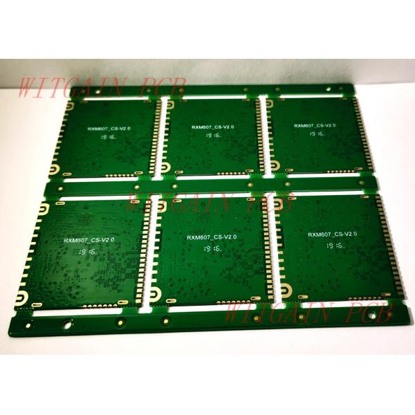 Quality 6 Layer Pcb 0.8mm Board Thickness Green Solder Mask 0.2MM Min Hole FR4 for sale