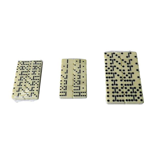 Quality Melamine 28PCS Bulk Plastic Dominoes Game Set For Children for sale