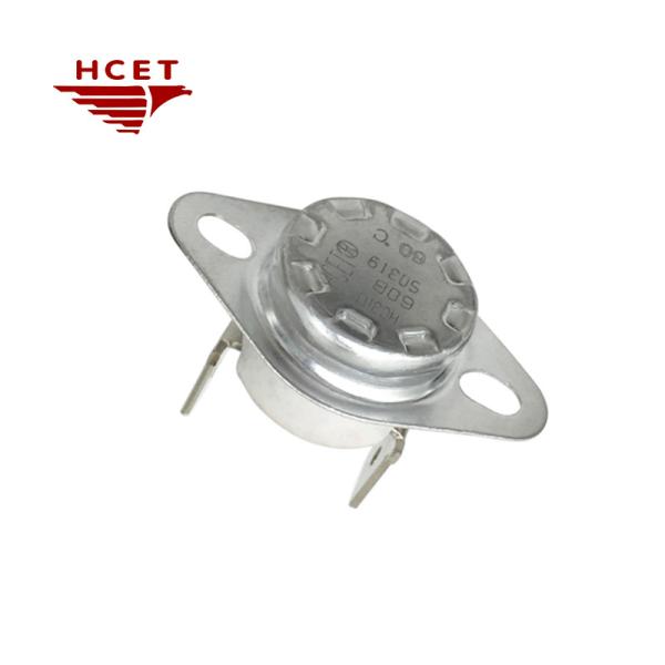 Quality Bimetallic KSD301 Thermostat Thermal Switch Precision 250v 15a 80C Temperature for sale