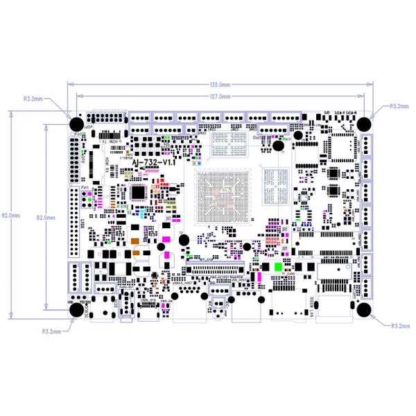Quality Rockchip RK3588 Android Board 8K Linux Embedded Industrial Board NPU6.0T for sale
