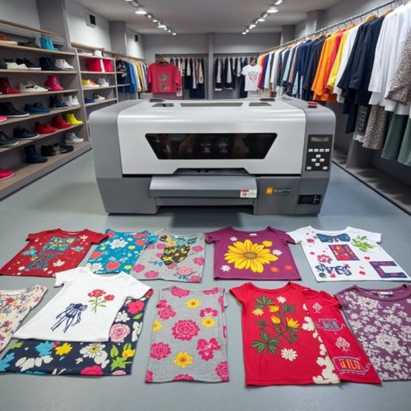 Quality Hot Sale DTF Automatic Digital Inkjet Printers A3 T-Shirts Fabrics Printer Heat Transfer for New Fashion High Quality Cloths for sale