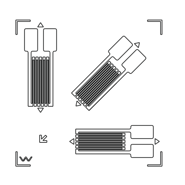 Quality Foil Rossette Strain Gauge CA series for sale