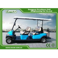 Quality Sky Blue Electric Golf Buggy 6 Person Aluminum 3.7KW ADC Separately Motor for sale