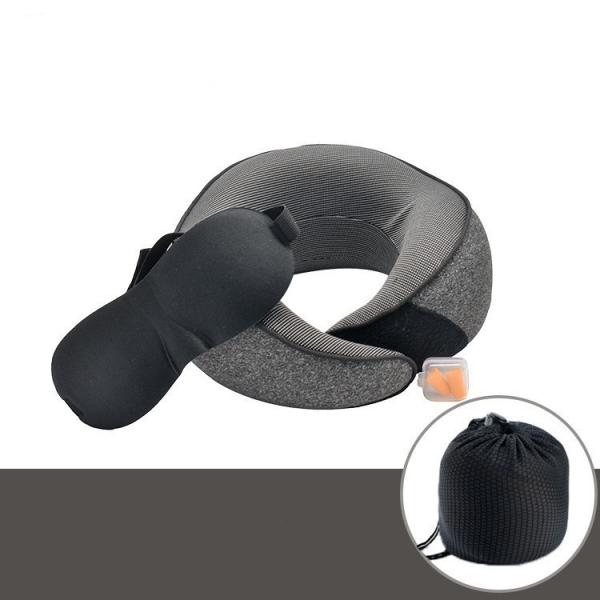 Quality Custom Logo Accepted U-Shape Memory Foam Neck Pillow for Car Airplane Cervical for sale